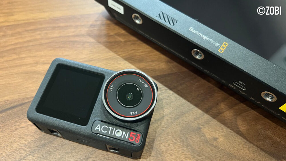 ZOBI｜OSMO ACTION 5 PRO 外部出力と電源供給してみた